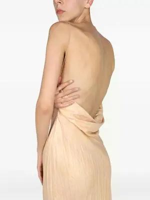 Philosophy Di Lorenzo Serafini Sleeveless Midi Dress - Orange