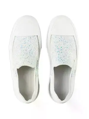Alexander McQueen Glitter Slip-on Sneakers