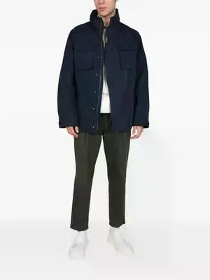 LARDINI Flap-pocket Windbreaker Jacket