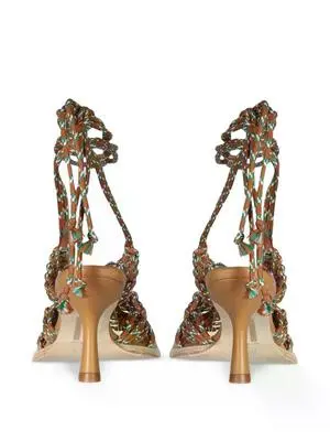 MIISTA Braided Wraparound Sandals