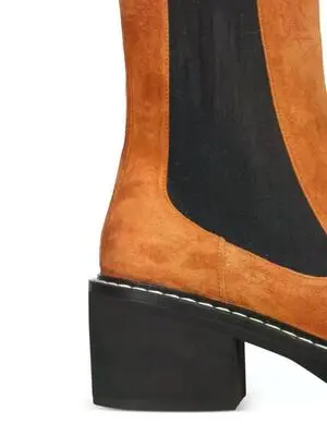 Khaite Suede Chelsea Boots - Brown