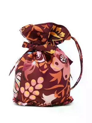 La DoubleJ Ceremony Floral-print Bucket Bag