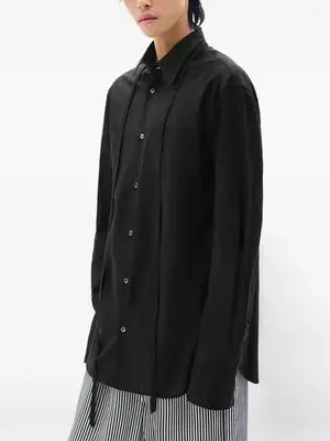 ANN DEMEULEMEESTER Elgar Buttoned Shirt - Black