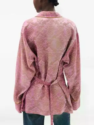 ANN DEMEULEMEESTER Coby Damask Jacquard Shirt
