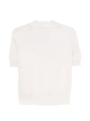 DANIELE FIESOLI V-neck Collared Top - Pink