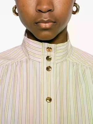 Zimmermann Striped Buttoned Blouse
