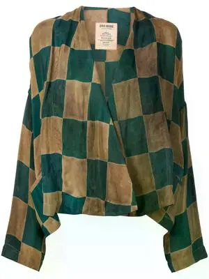 UMA WANG Klarke Cropped Jacket - Brown