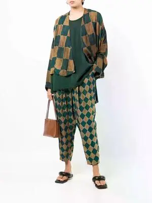 UMA WANG Klarke Cropped Jacket - Brown