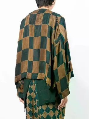 UMA WANG Klarke Cropped Jacket - Brown