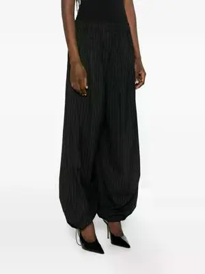 THE FRANKIE SHOP Pinstripe Trousers - Black