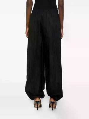 THE FRANKIE SHOP Pinstripe Trousers - Black