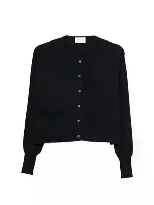 MA'RY'YA Buttoned Cardigan - Black