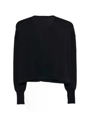 MA'RY'YA Buttoned Cardigan - Black