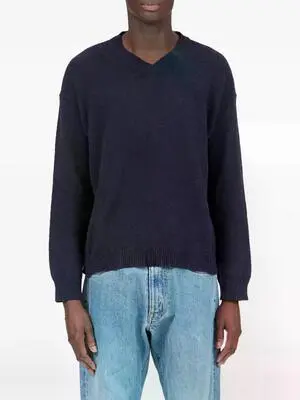 MAISON MARGIELA V-neck Stitched Sweater