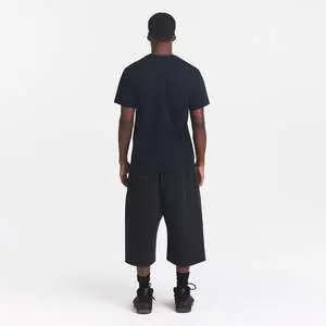 SKIMS Relaxed Cropped Crewneck | Black | | Heavyweight Cotton - Obsidian