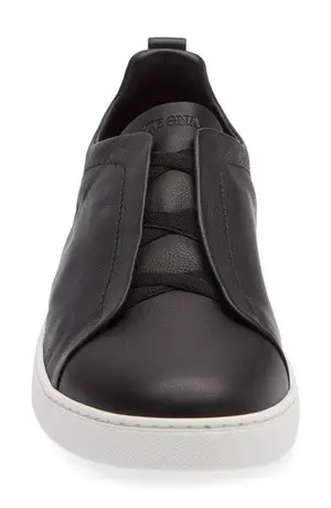 Zegna Triple Stitch™ Secondskin Sneakers - Black