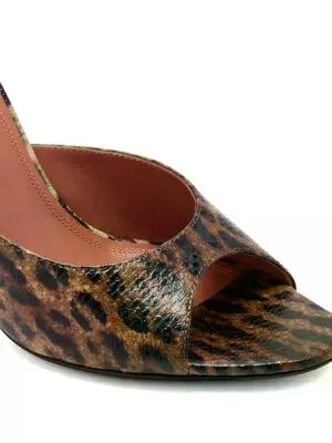 Amina Muaddi 95mm Alexa Mules - Black