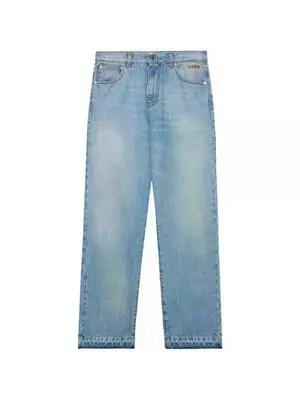 MSGM Five-pocket Low Rise Jeans - Blue