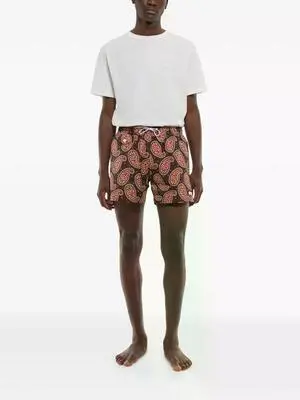 FURSAC Paisley-print Swim Shorts - Brown