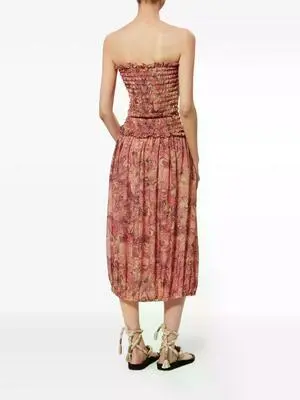 Isabel Marant Étoile Mandala-print Smocked Dress