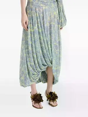 Proenza Schouler Floral-appliqué Sandals - Green