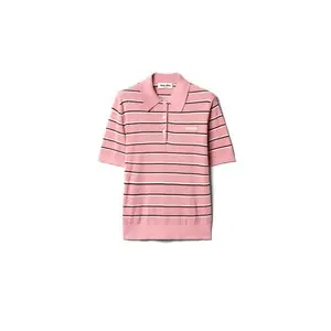 Miu Miu Cotton Knit Polo Shirt