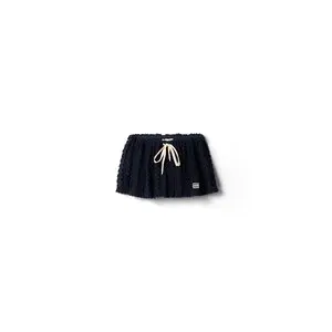 Miu Miu Cotton Miniskirt - Navy