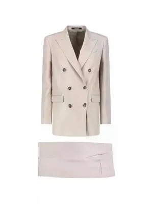 Tagliatore Jasmine Double-breasted Suit - Neutrals