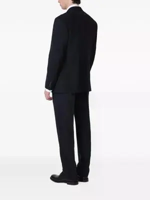 LARDINI Pinstripe Single-breasted Suit - Blue