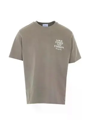 FAMILY FIRST Crew-neck Logo T-shirt