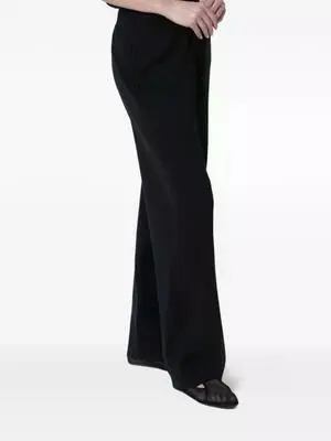 ENTIRE STUDIOS Straight-leg Knit Trousers - Black