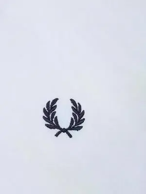 Fred Perry Logo-embroidered Polo Shirt - White