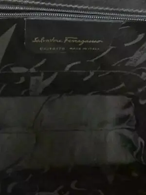FERRAGAMO Leather Vara Bow Satchel