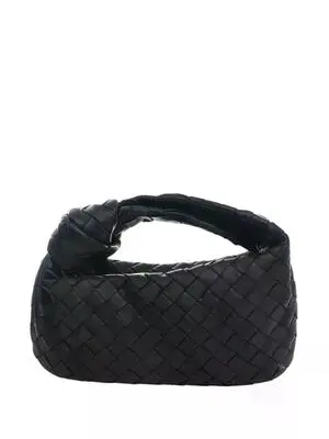 Bottega Veneta Mini Nappa Intrecciato Jodie Hobo Bag - Black