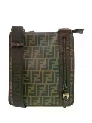 Fendi Zucca Coated Canvas Crossbody Bag