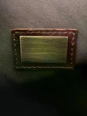 Fendi Zucca Coated Canvas Crossbody Bag