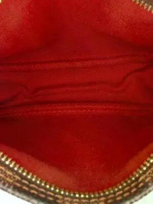 LOUIS VUITTON 2000 Damier Ebene Trousse Pochette Handbag