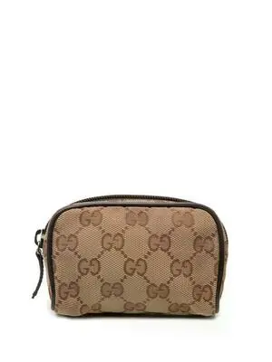 Gucci 2000-2015 Gg Canvas Coin Pouch - Neutrals