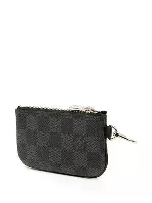 LOUIS VUITTON 2010-2026 Damier Graphite Coin Pouch - Black