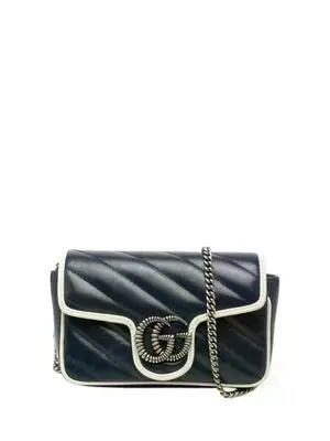 Gucci Gg Marmont Matelassé Super Mini Crossbody Bag