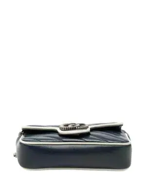 Gucci Gg Marmont Matelassé Super Mini Crossbody Bag