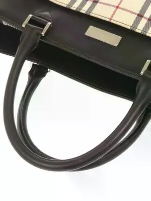 Burberry House Check Canvas Handbag