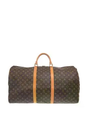 LOUIS VUITTON 1995 Monogram Keepall 60 Travel Bag