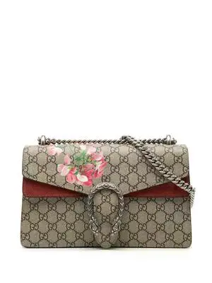Gucci Gg Supreme Blooms Dionysus Shoulder Bag - Neutrals