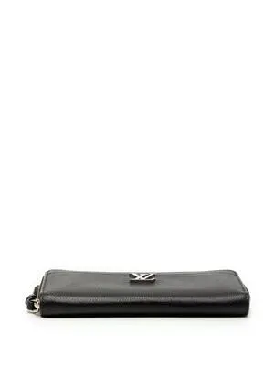 LOUIS VUITTON 2018 Leather Lockme Zippy Wallet Long Wallets