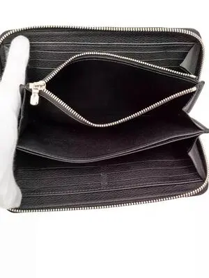 LOUIS VUITTON 2018 Leather Lockme Zippy Wallet Long Wallets