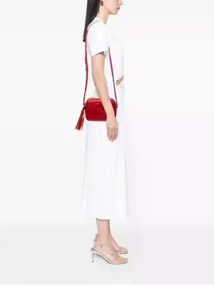Gucci Leather Soho Disco Crossbody Bag - Red