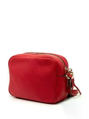 Gucci Leather Soho Disco Crossbody Bag - Red