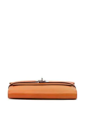 Hermès Epsom Kelly Longue Wallet - Orange