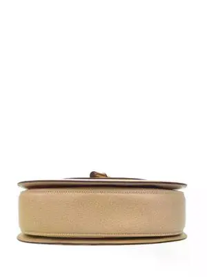 Gucci 20th Century Grained Calfskin Bamboo Night Satchel - Neutrals